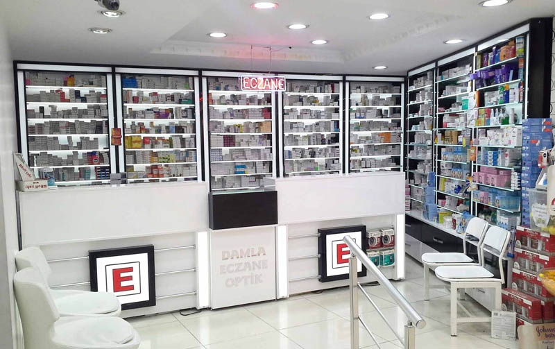Apaydn Tantm | Eczane Dekorasyonu | Eczane Standlar